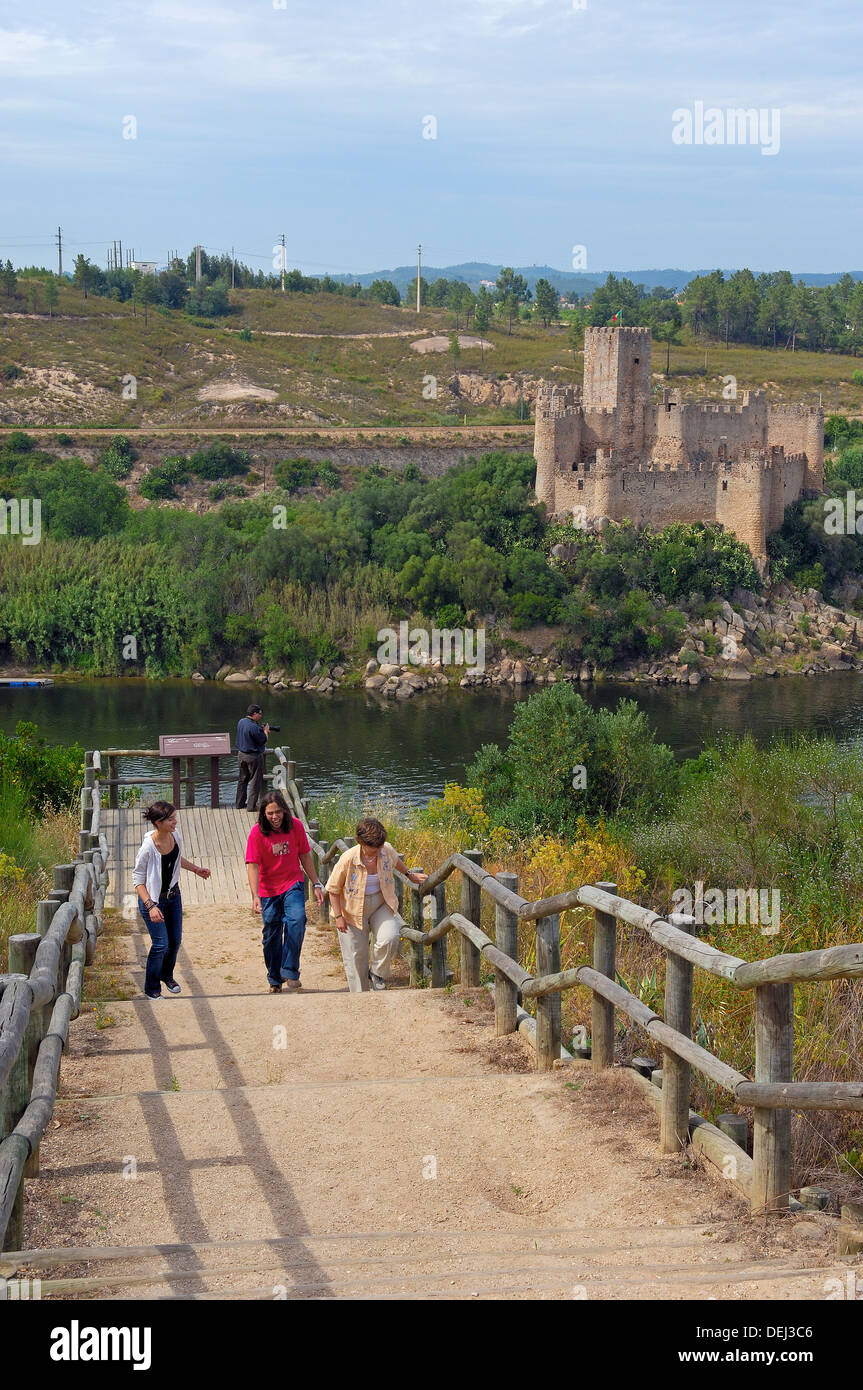 Almourol, Templar Castle and River Tejo, Ribatejo District , Near Tomar ...