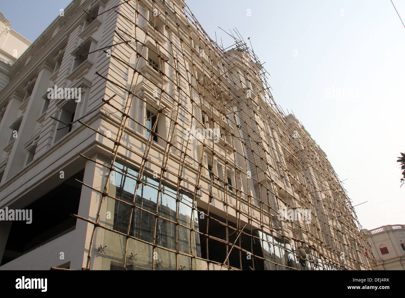 Indian scaffolding hi-res stock photography and images - Alamy