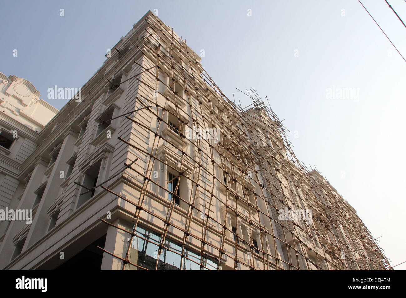 Indian scaffolding hi-res stock photography and images - Alamy