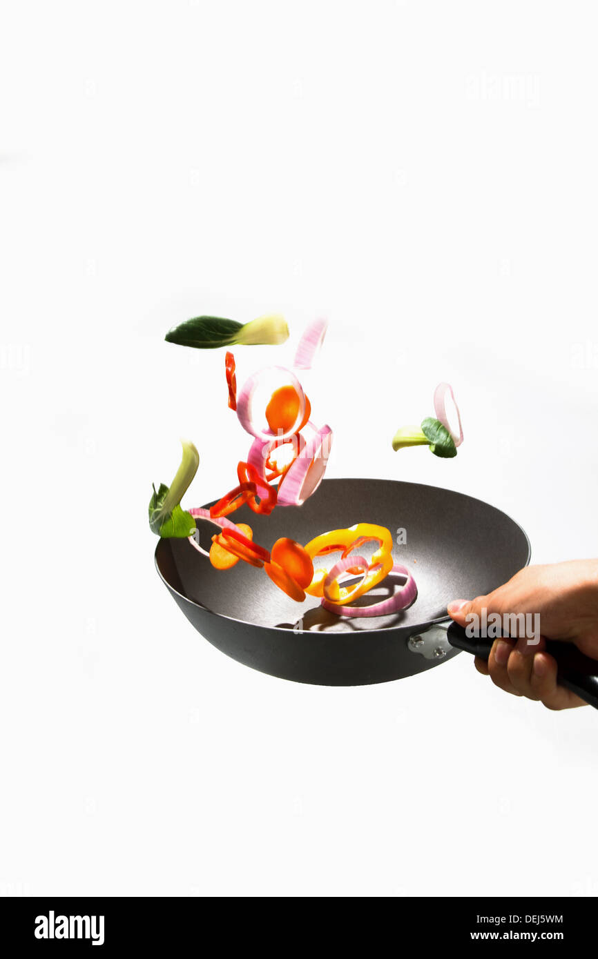 Chinese cooking technique Cut Out Stock Images & Pictures - Alamy