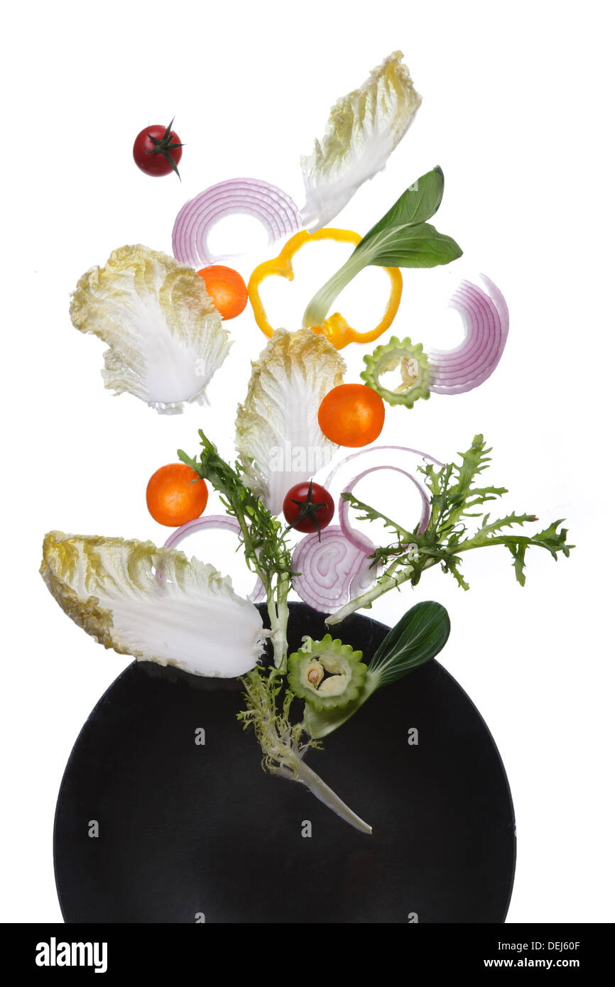 Vegetable slice Stock Photo - Alamy