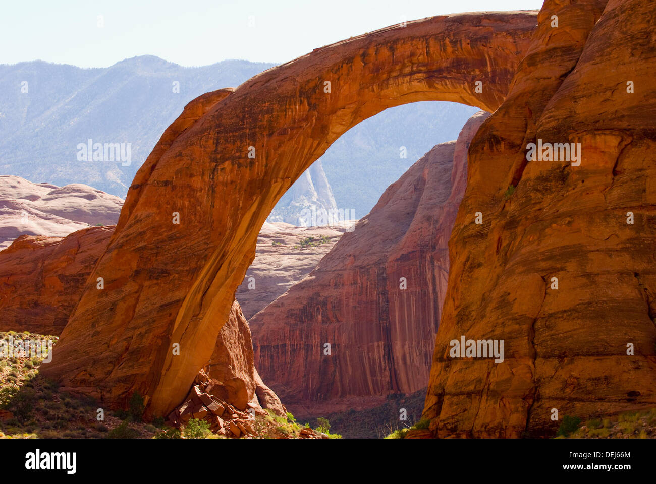 Natural Arch Rainbow Arch Lake Powell Rainbow Bridge National Monument ...