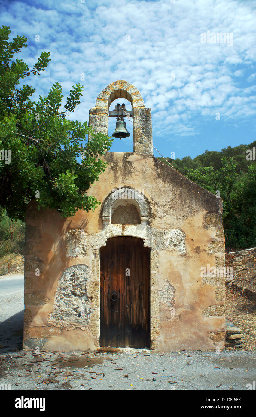 Orthodox chapel on the island of Crete Stock Photo - Alamy