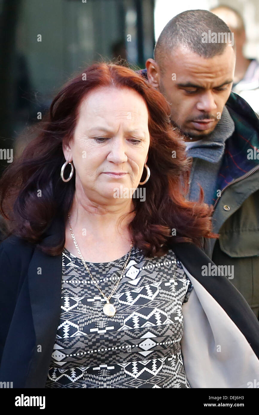 Pamela Duggan the mother of Mark Duggan arrives at The Royal Courts of ...