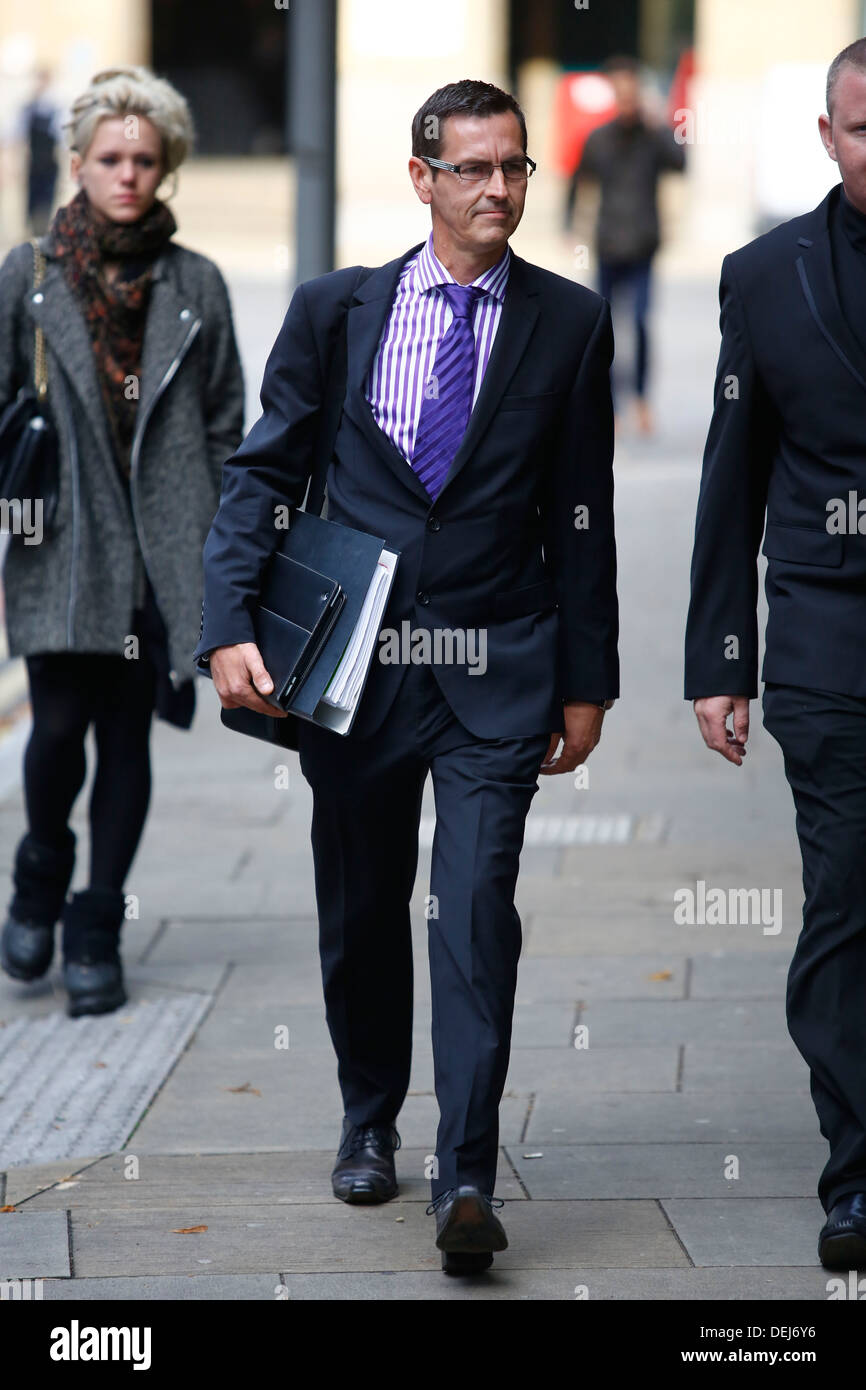 Tim Haries arrives at Southwark Crown Court in London Britain on 17 ...