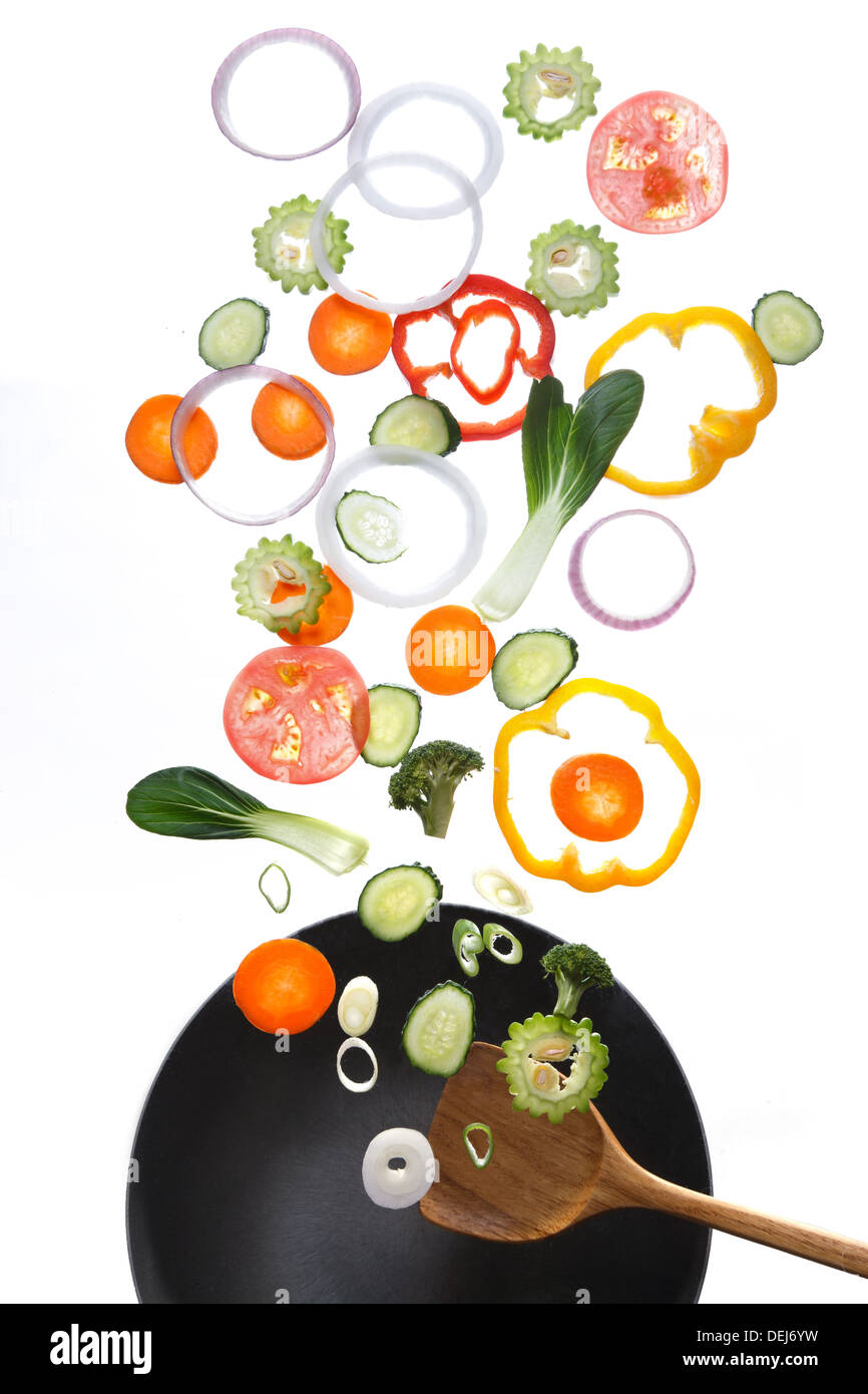 Vegetable slice Stock Photo - Alamy