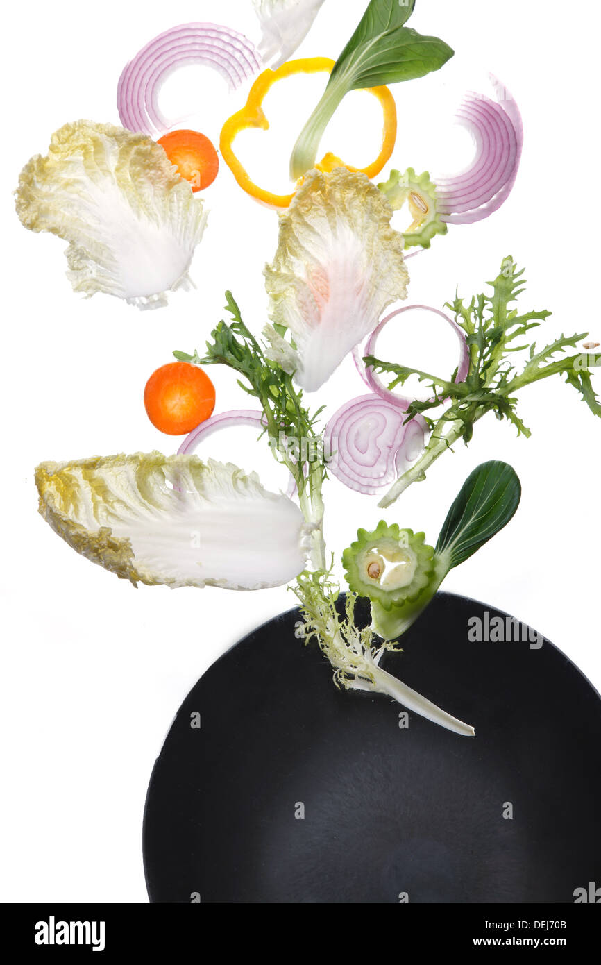 Vegetable slice Stock Photo - Alamy