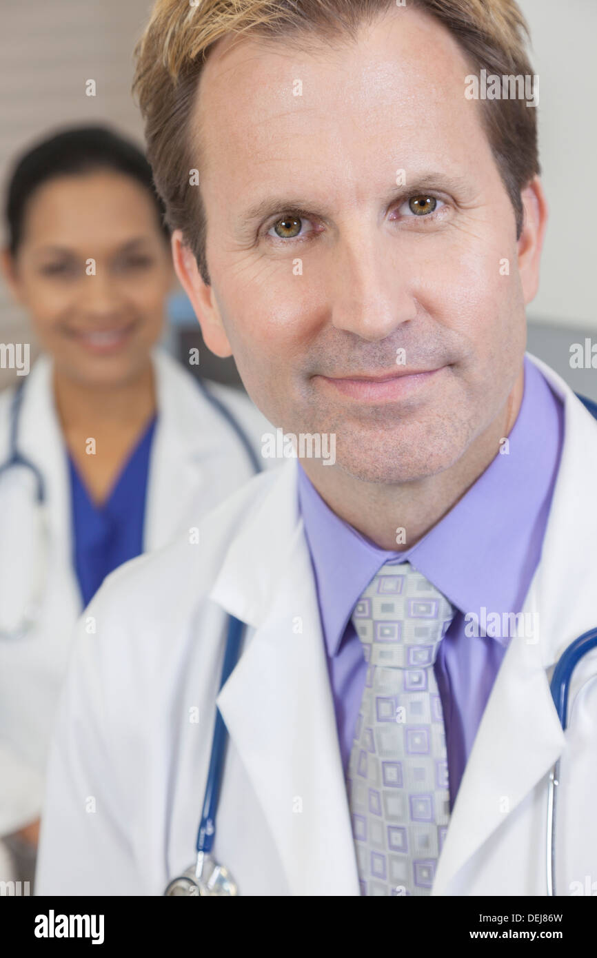 Latina female doctor wearing hi-res stock photography and images - Alamy