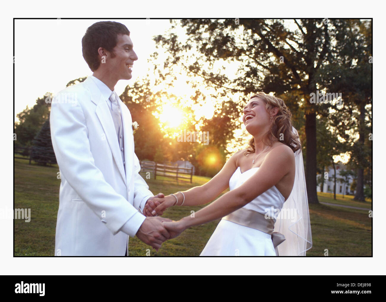 Bride groom together in marriage Cut Out Stock Images & Pictures - Alamy