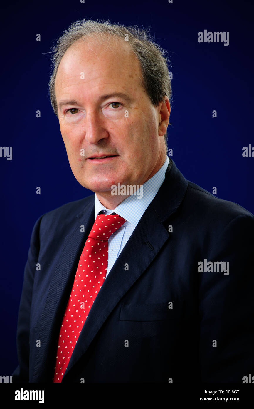 Charles Moore, English journalist and biographer attending the ...