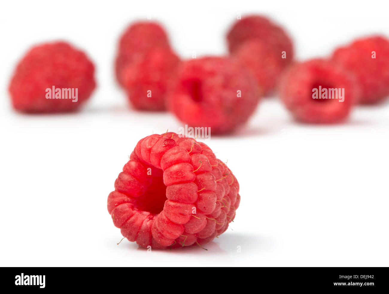 Isolated raspberries hi-res stock photography and images - Alamy
