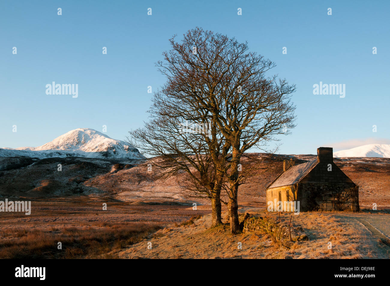 Cnoc nan Cùilean from the abandoned cottage at Lettermore, Loch Loyal ...