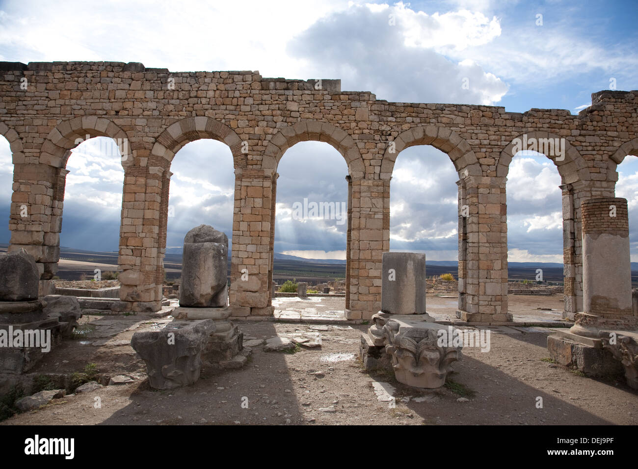 Volubilis basilica hi-res stock photography and images - Alamy