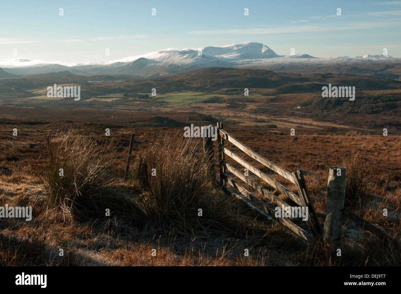 Ben Hope from near Tongue, Sutherland, Scotland, UK Stock Photo - Alamy