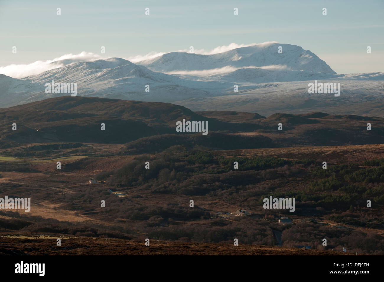 Ben Hope from near Tongue, Sutherland, Scotland, UK Stock Photo - Alamy