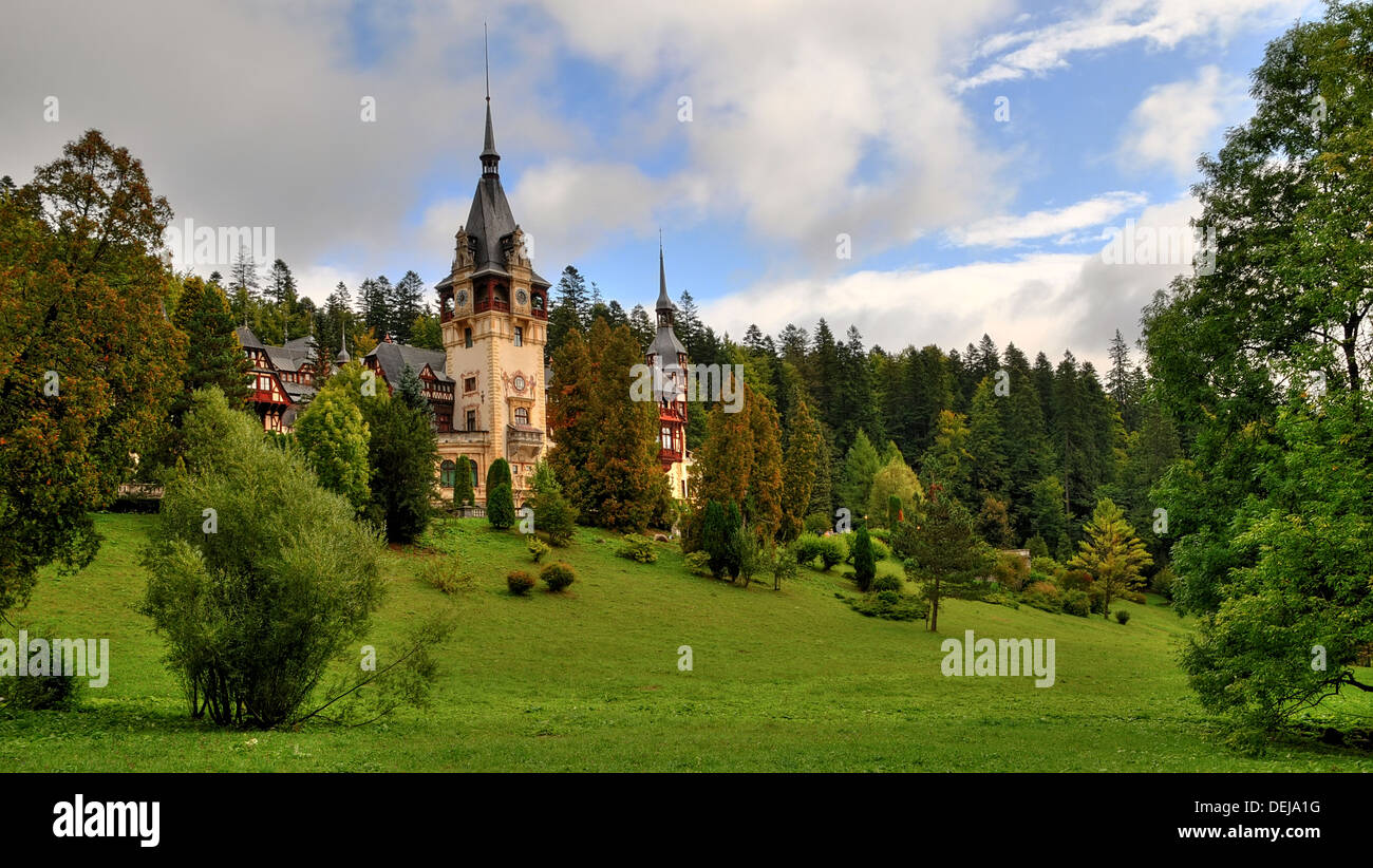 old castle in forest in daylight in high dynamic range Stock Photo - Alamy