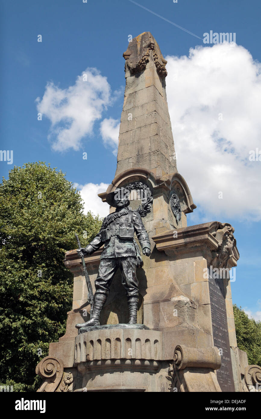 The Boer War Memorial (South Africa Memorial or Buffs Memorial), Dane ...