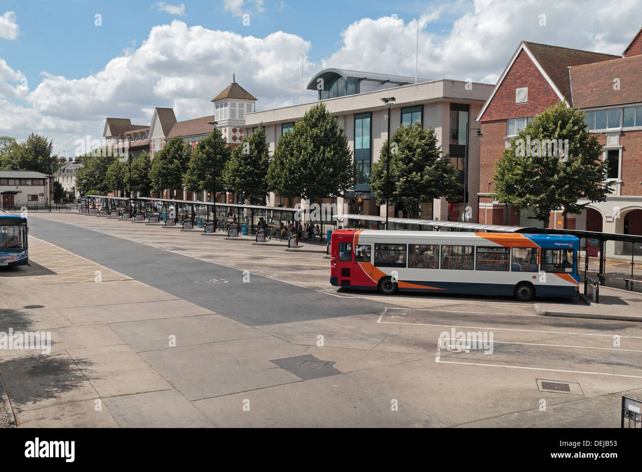 Canterbury bus station in Canterbury, Kent, UK Stock Photo - Alamy