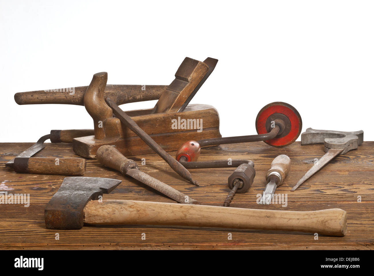 Vintage auger work workroom shop chisel hi-res stock photography and ...