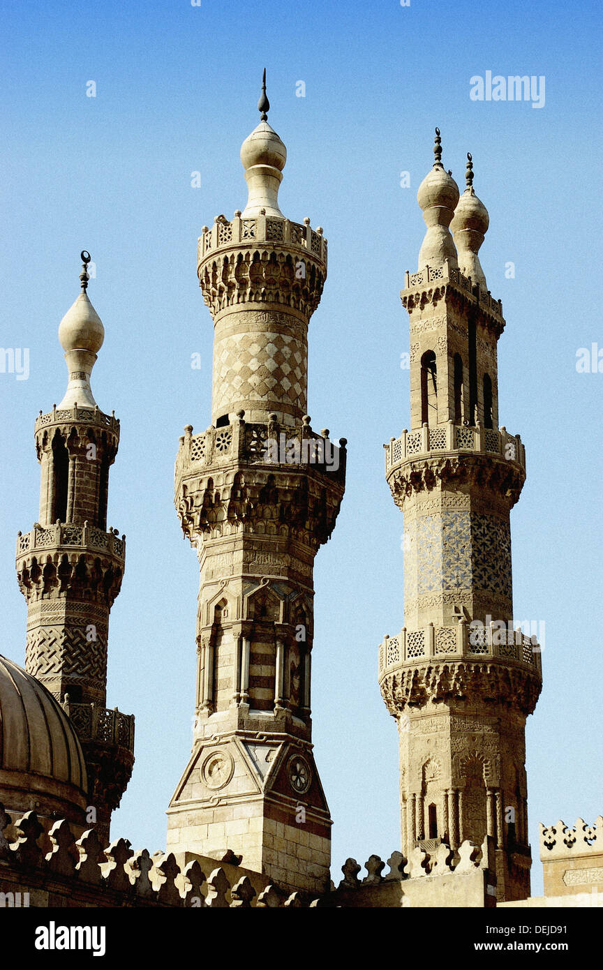 Al azhar mosque in cairo egypt oldest university of the hi-res stock ...
