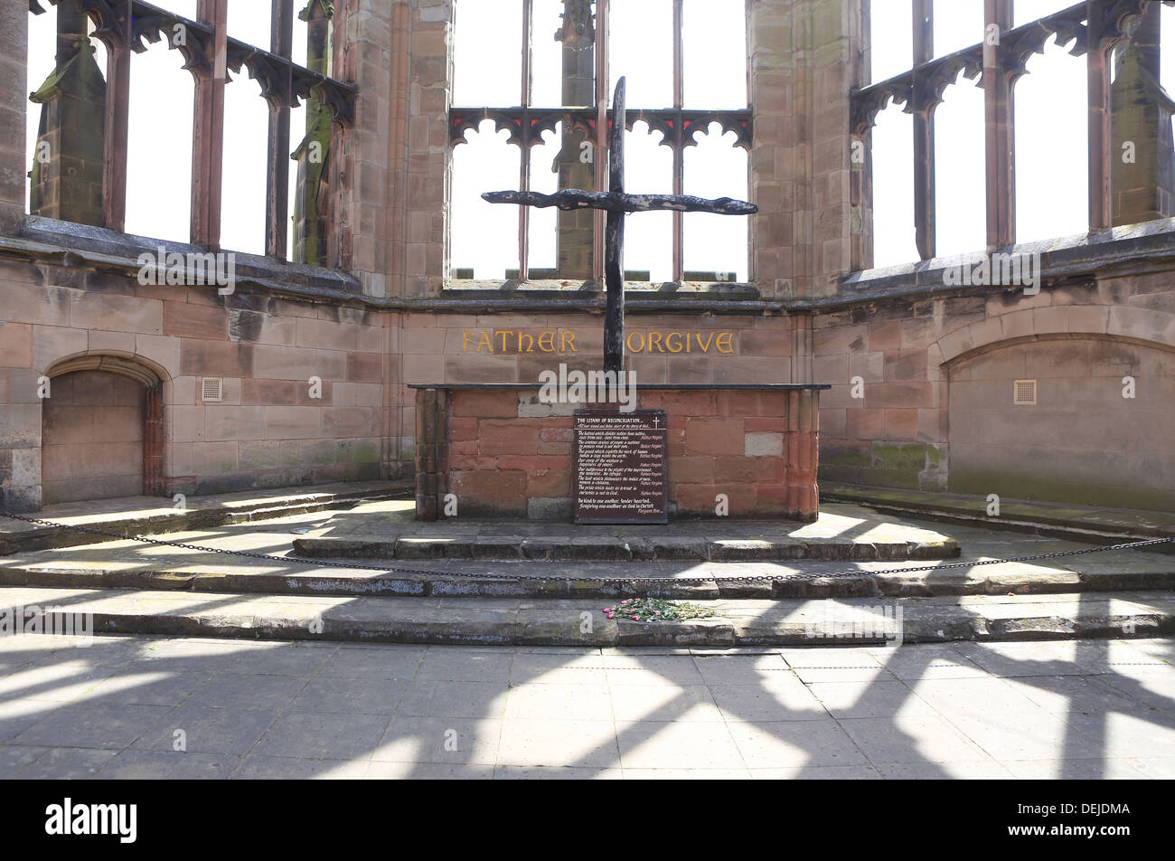 The Charred Cross and Altar of Reconciliation in the Old Coventry ...