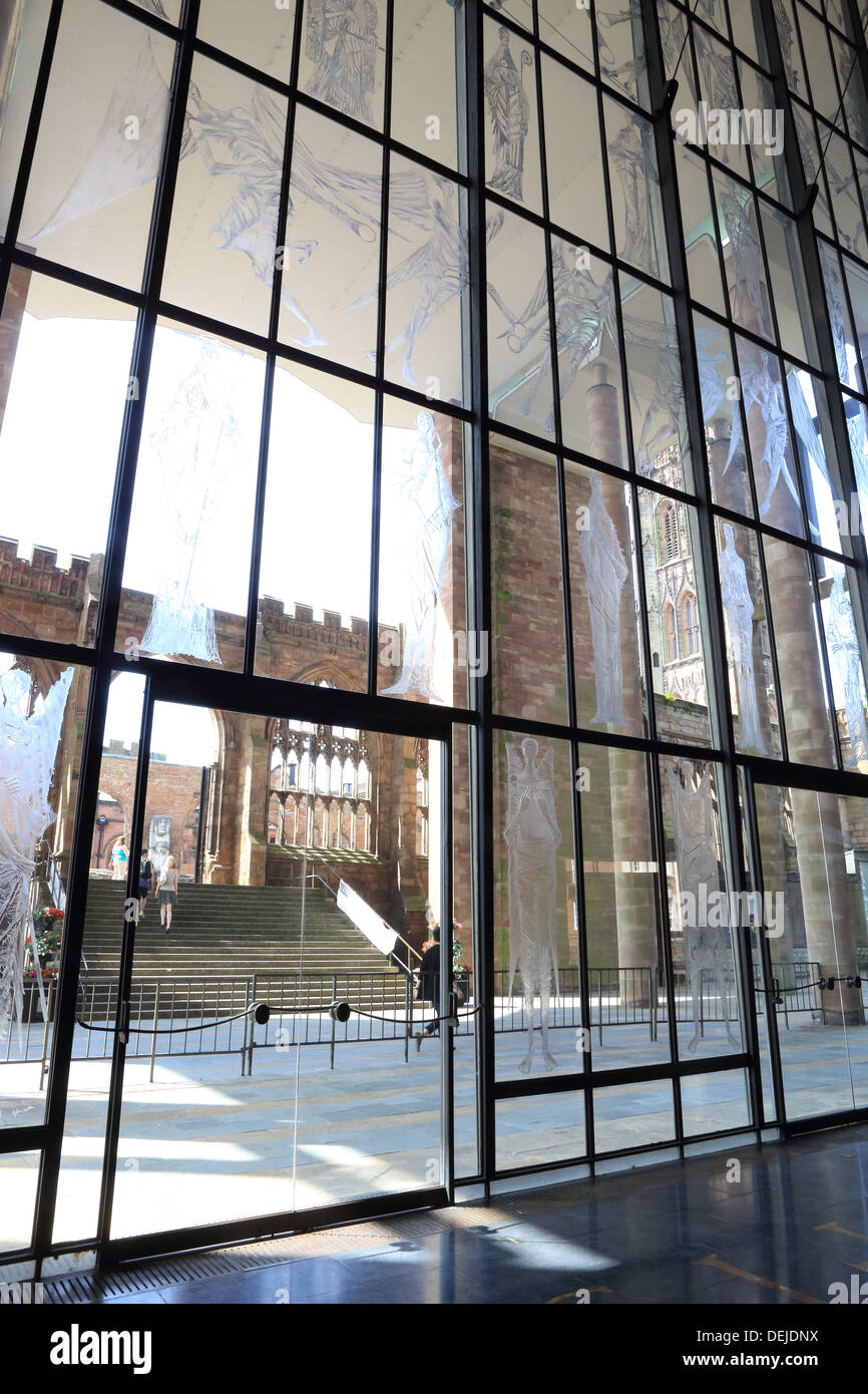 Coventry cathedral window hi-res stock photography and images - Alamy