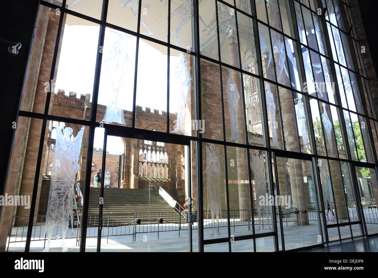 Coventry cathedral window hi-res stock photography and images - Alamy