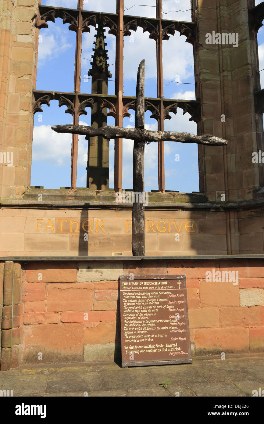 The Charred Cross and Altar of Reconciliation in the Old Coventry ...