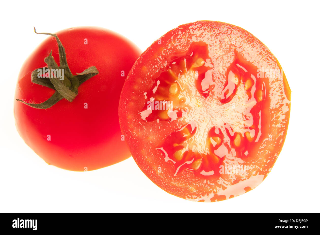 Chopping tomatoes Cut Out Stock Images & Pictures - Alamy