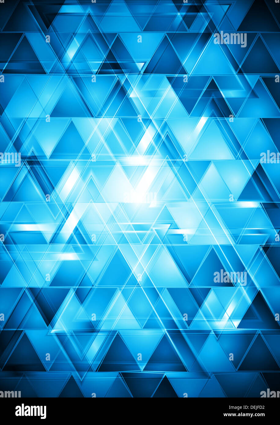 Vibrant blue abstract tech design. Vector background eps 10 Stock Photo ...