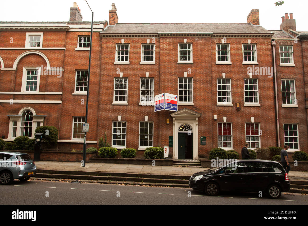 Friar Gate Derby England Stock Photo - Alamy