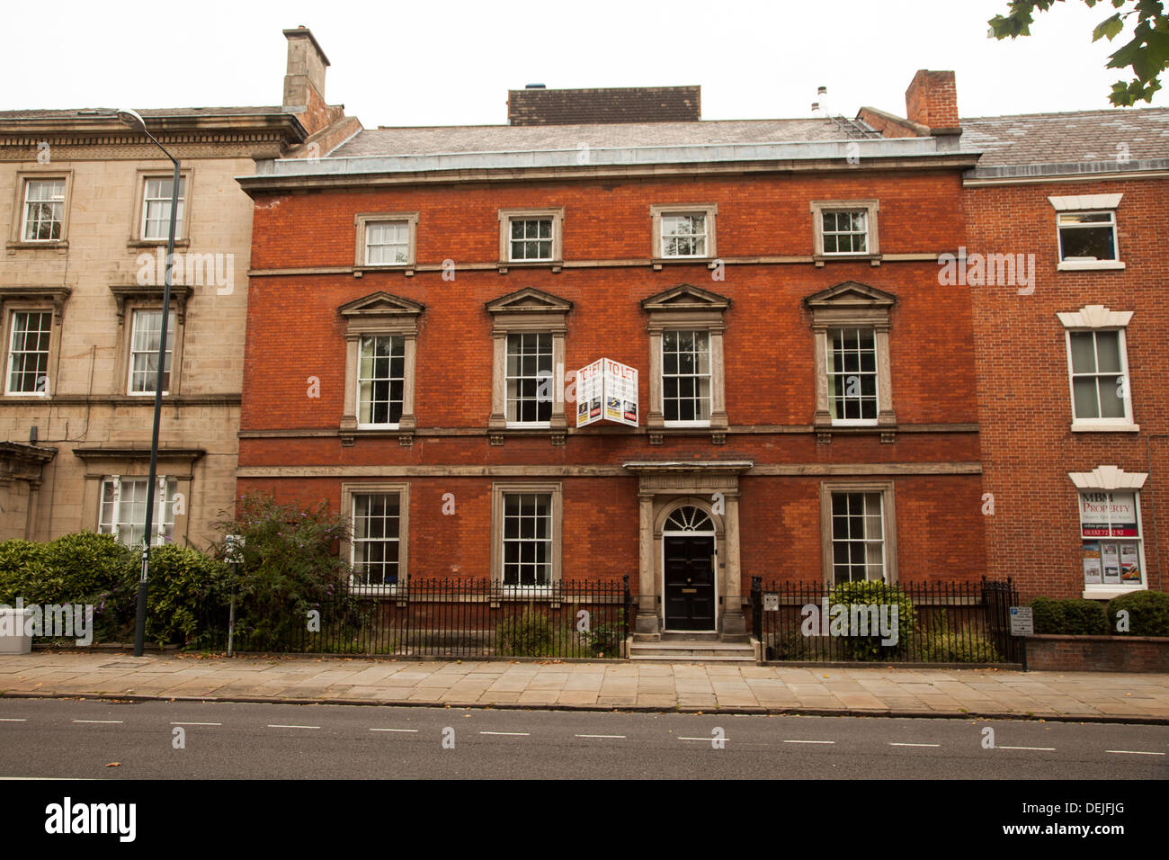 Friar Gate Derby England Stock Photo - Alamy