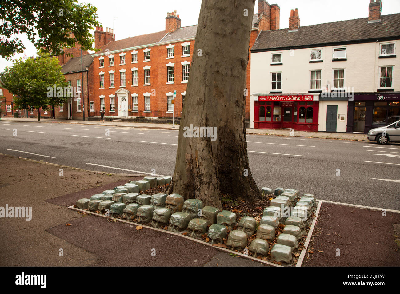 Friar Gate Derby England Stock Photo - Alamy