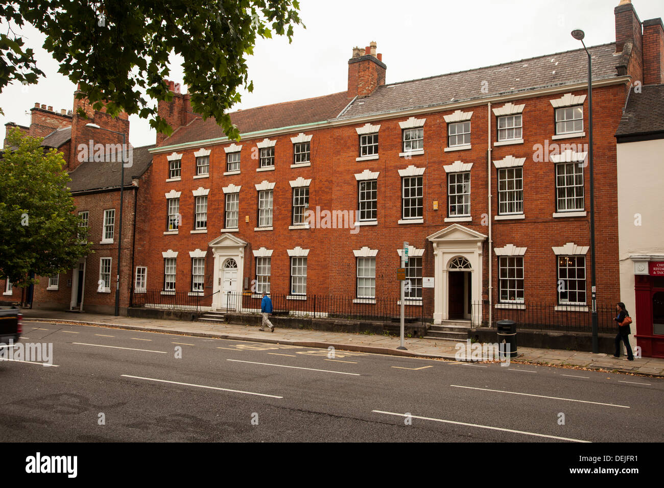 Friar Gate Derby England Stock Photo - Alamy