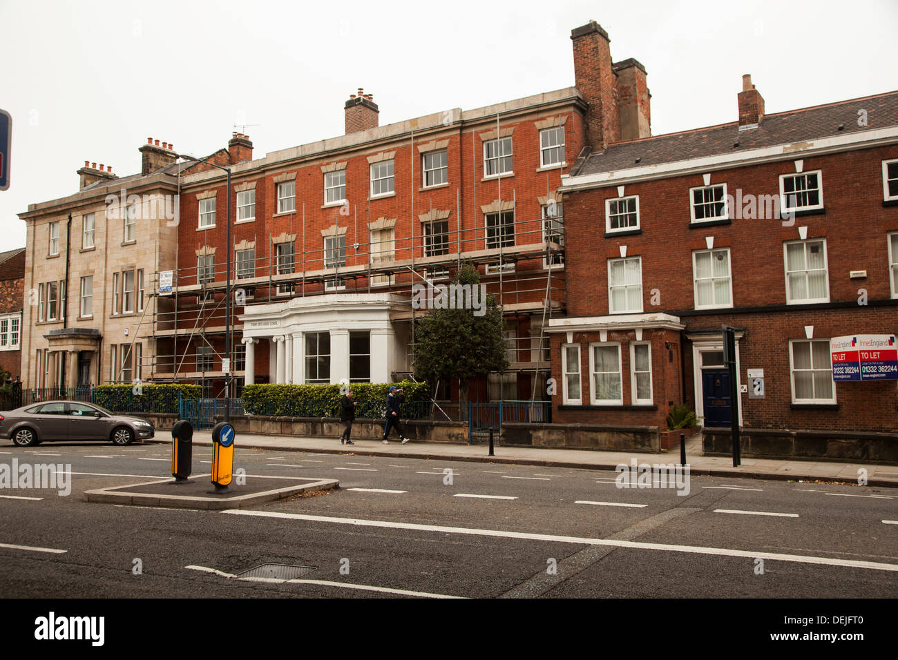 Friar Gate Derby England Stock Photo - Alamy