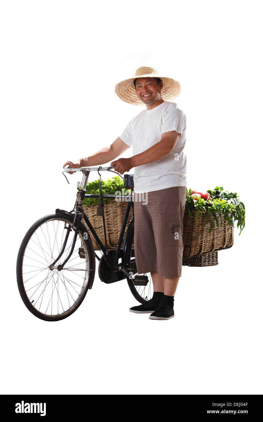 Man one field farmer Cut Out Stock Images & Pictures - Alamy