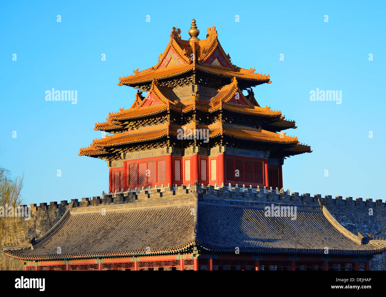 Imperial palace corner tower hi-res stock photography and images - Alamy