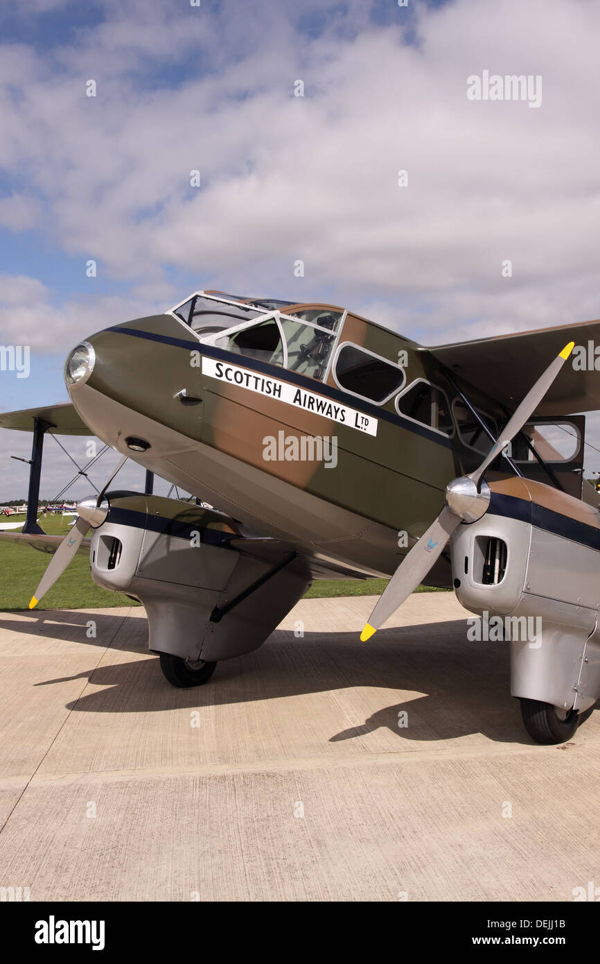 De Havilland DH 89A Rapide built in 1941 with the titles of Scottish ...
