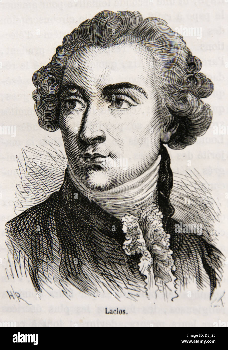 Choderlos de laclos pierre ambroise francois hi-res stock photography ...