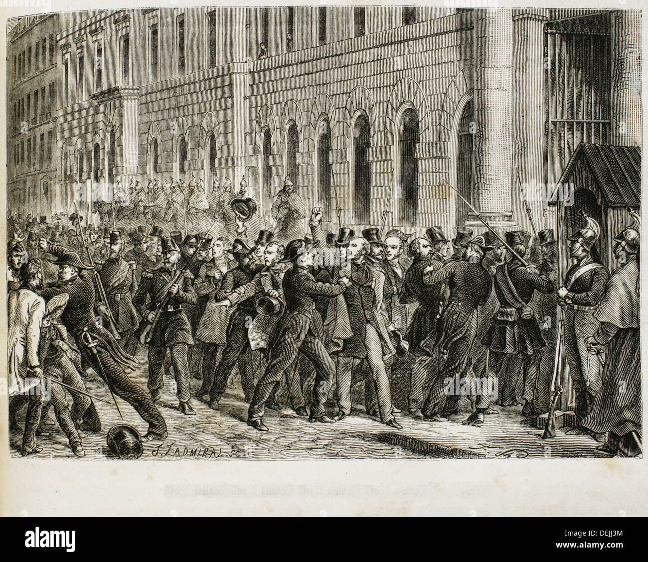 Coup d etat of president louis napoleon bonaparte hi-res stock ...