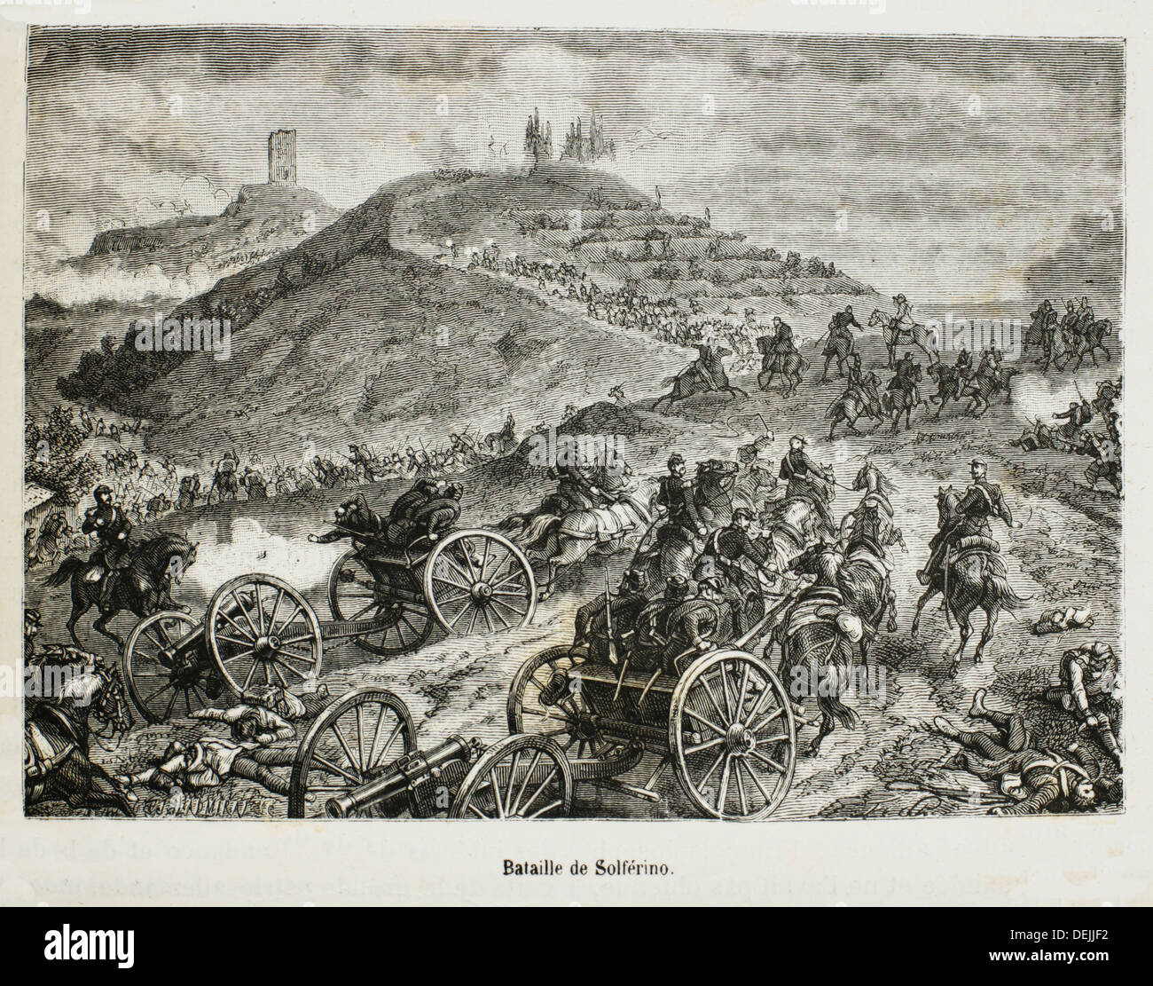 Napoleon iii at the battle of solferino hi-res stock photography and ...