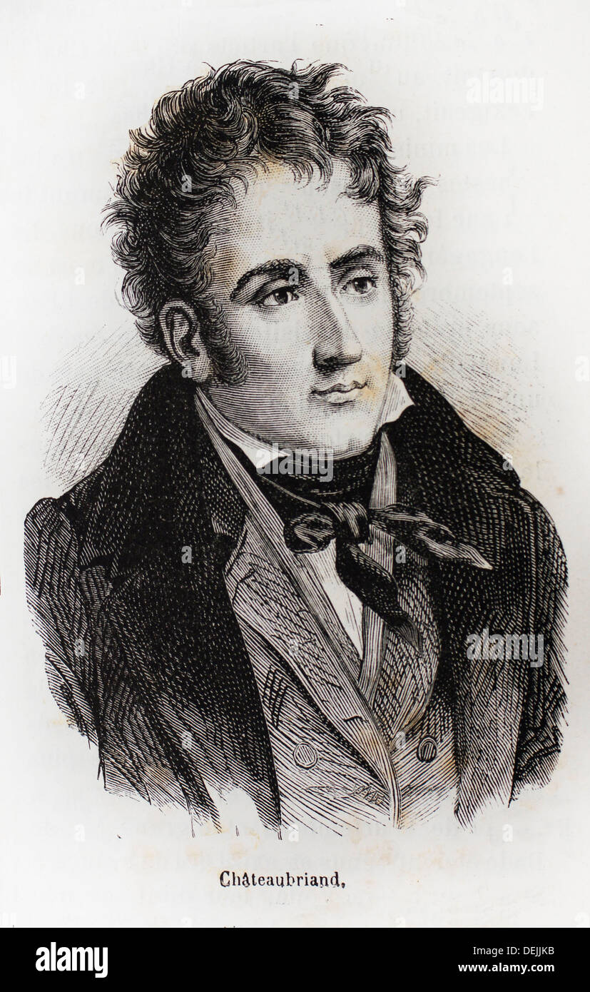 Francois rene chateaubriand rené hi-res stock photography and images ...