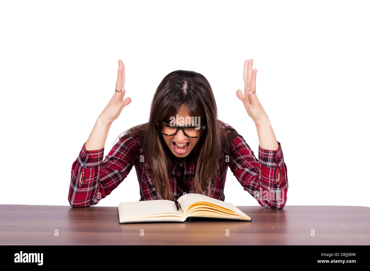 Angry student hi-res stock photography and images - Alamy