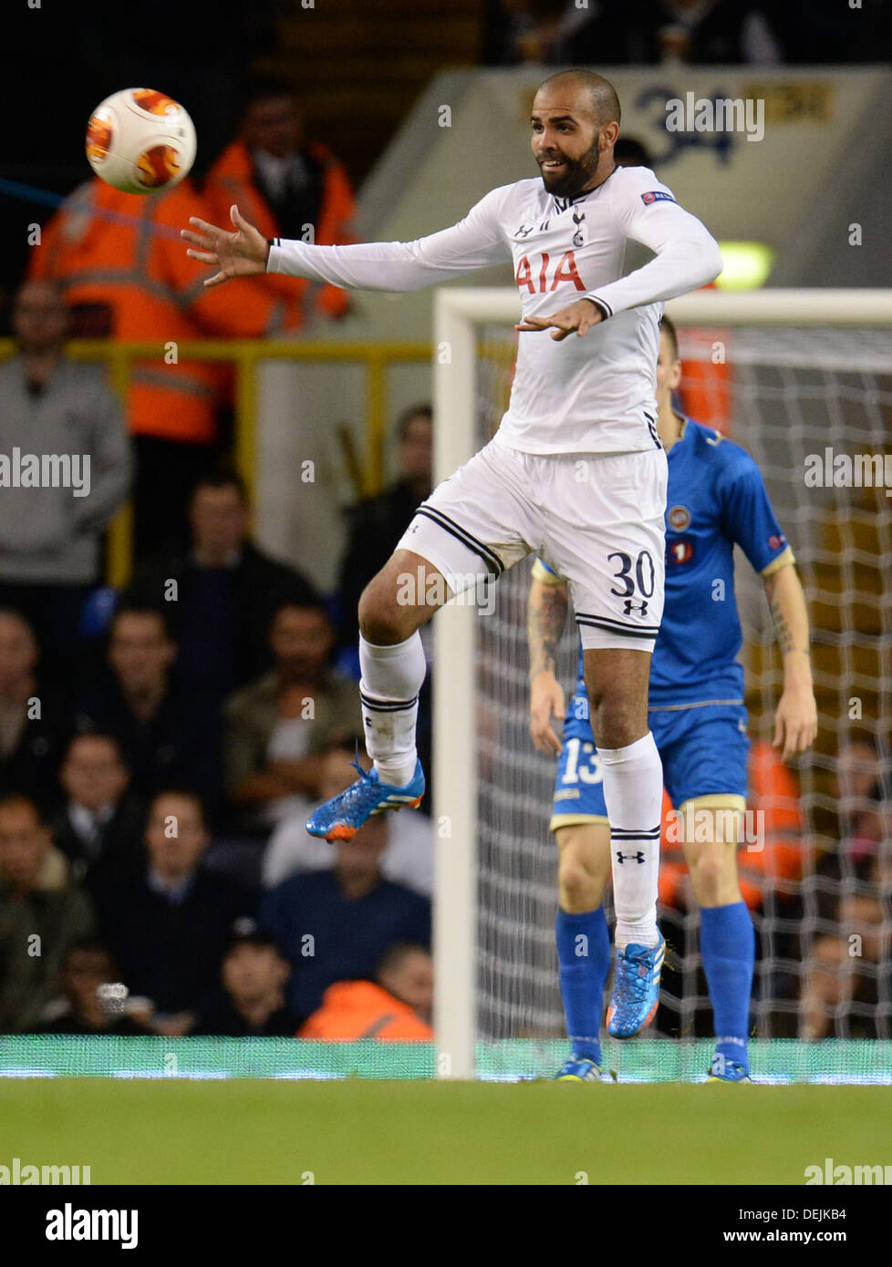 LONDON, ENGLAND - September 19: Tottenham's Sandro during the UEFA ...