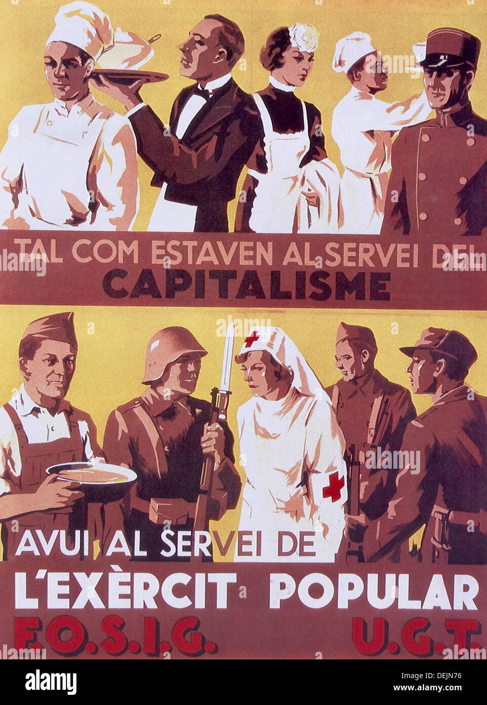 Spanish Civil War Poster Propaganda High Resolution Stock Photography ...