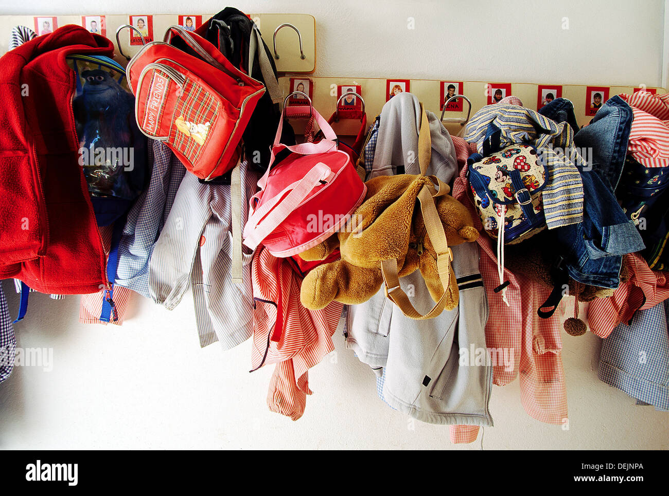 Messy school backpack hi-res stock photography and images - Alamy