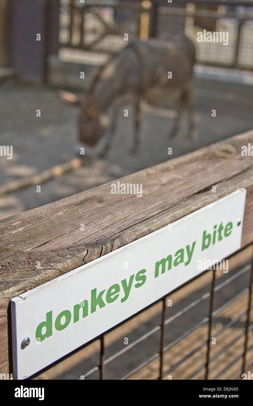 Donkey Warning Sign High Resolution Stock Photography and Images - Alamy
