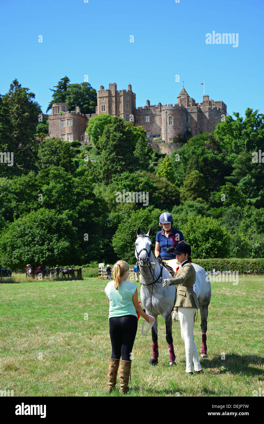 Dunster Castle overlooking The Dunster Agricultural Show, Dunster ... Dunster Castle overlooking The Dunster Agricultural Show, Dunster ...