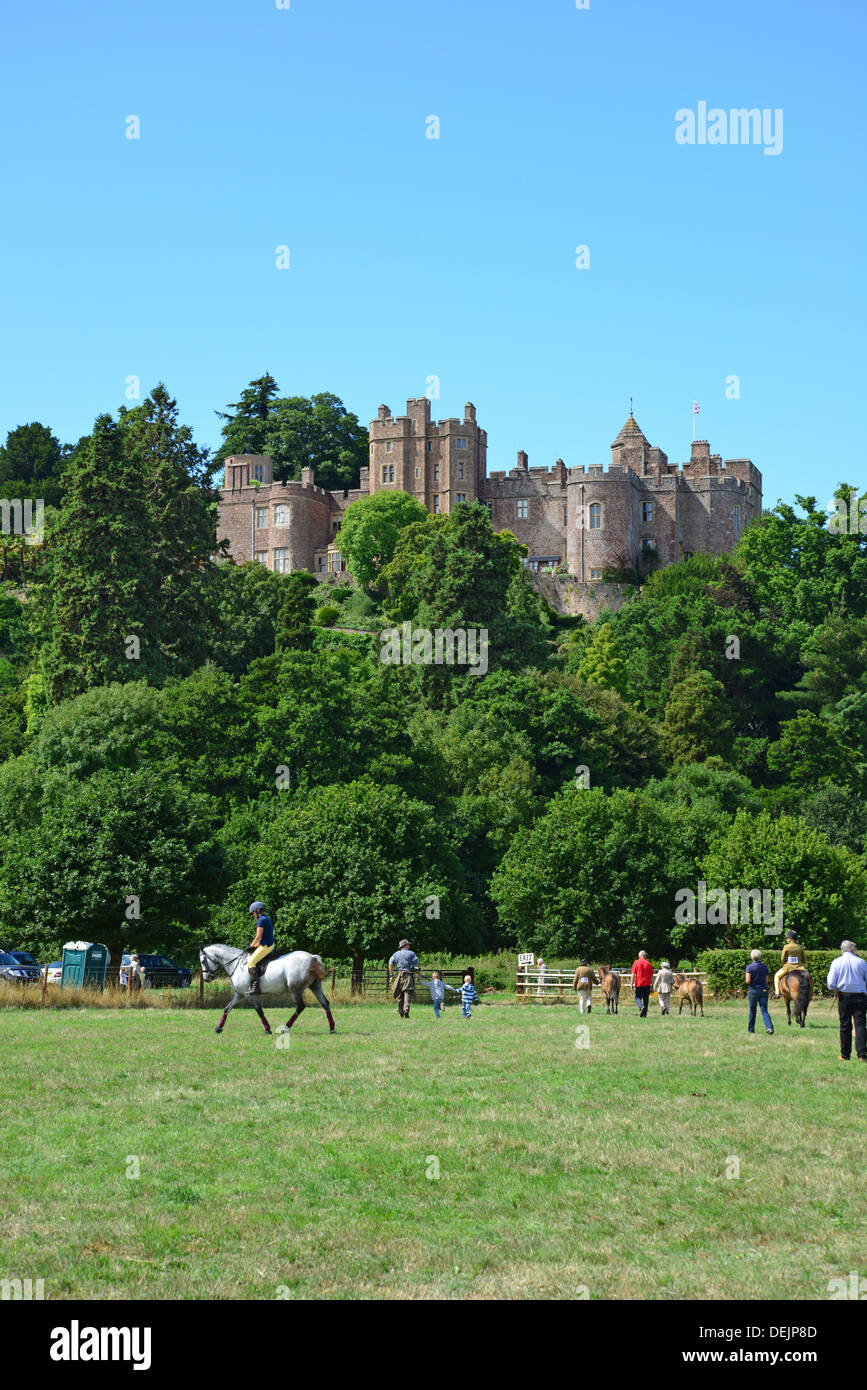Dunster Castle overlooking The Dunster Agricultural Show, Dunster ... Dunster Castle overlooking The Dunster Agricultural Show, Dunster ...