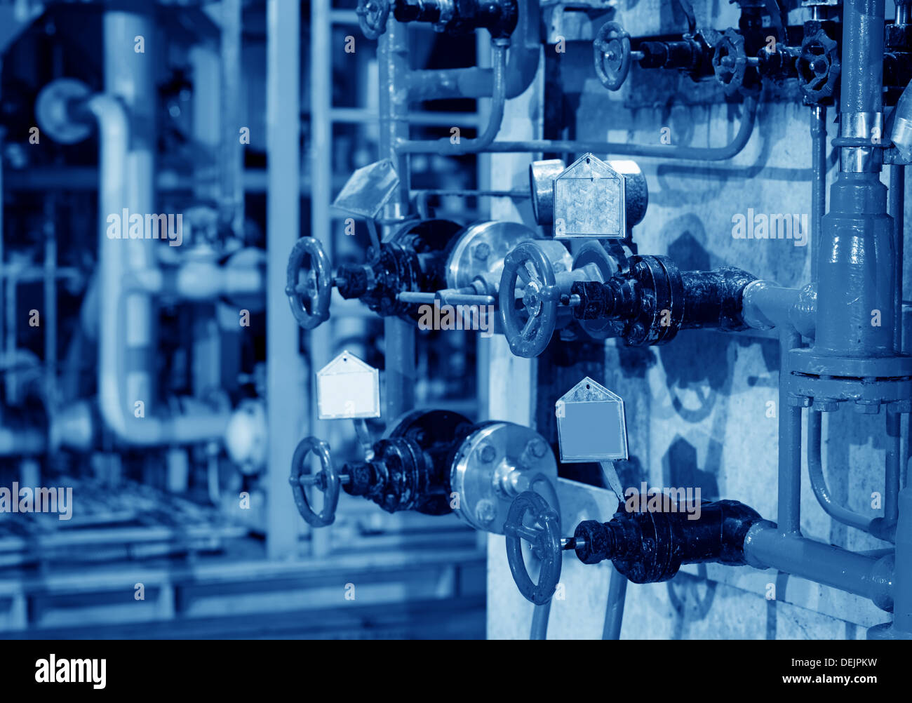 Large industrial boiler room Stock Photo - Alamy